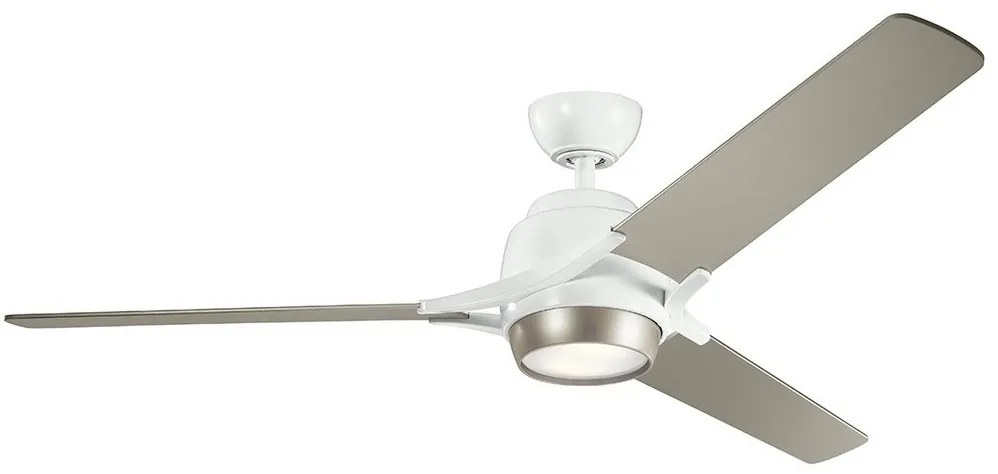 Kichler KLF-ZEUS-60-WHT-LED Stmívatelný stropní ventilátor ZEUS LED/10W/230V +DO