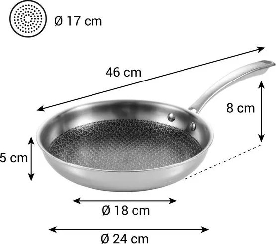TESCOMA Pánev SteelCRAFT ø 24 cm