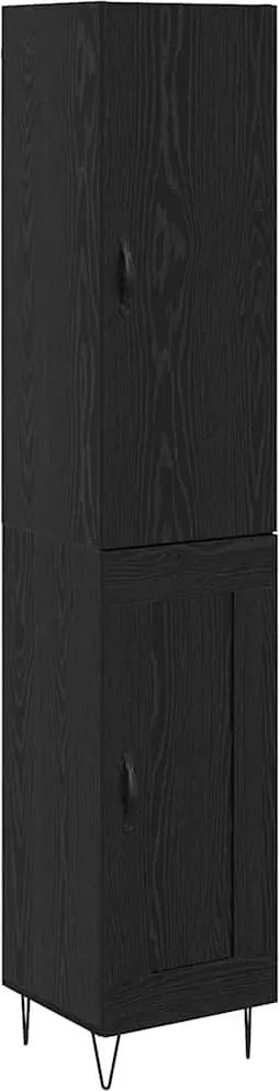 Vysoký bufet Černý dub 34,5 x 34 x 90 cm Kompozitní dřevo 3402733