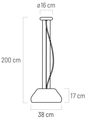 Klausen 111097 - LED Lustr na lanku PADDY LED/24W/230V bílá