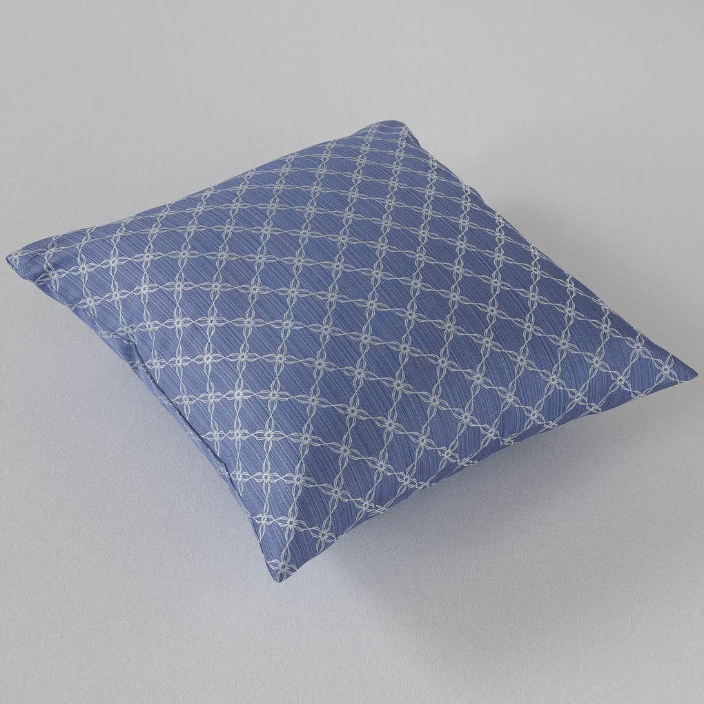 Povlak na polštář Veba DIAMANT Květinová pavučina denim Velikost: 40x40 cm
