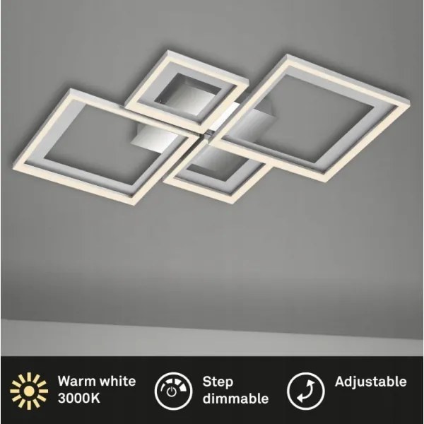 Briloner 3727-019 - LED Stmívatelné stropní svítidlo FRAME LED/38W/230V