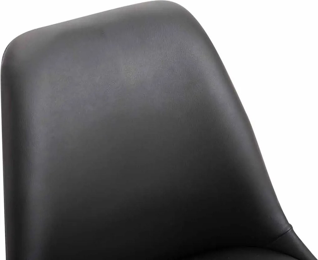 Židle Maverick C umělá kůže – černá
