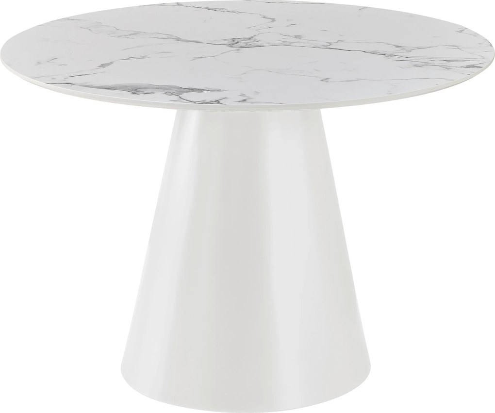 XXXLutz JÍDELNÍ STŮL, bílá, 120/120/75 cm P & B - Jídelní stoly - 000572043803