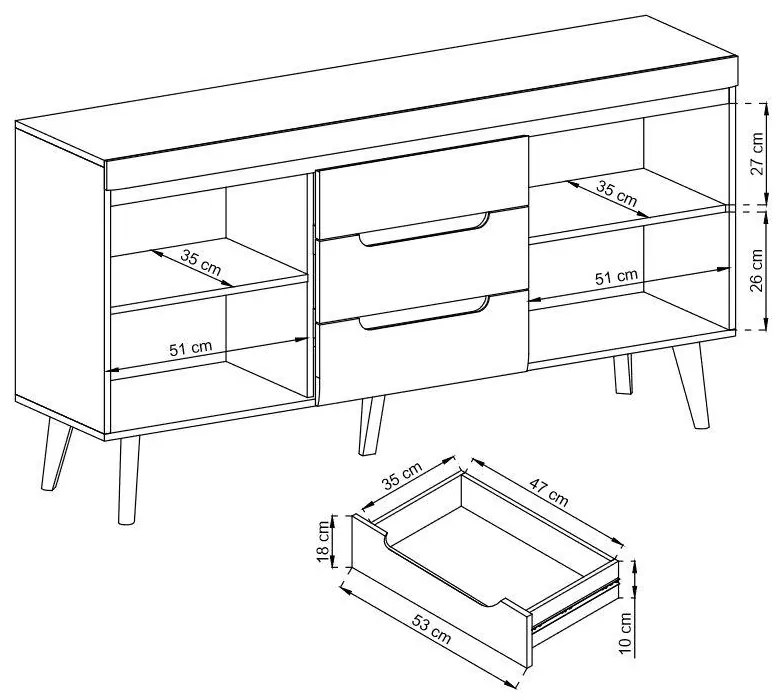 Nordi a | komoda NKSZ160 | artisan