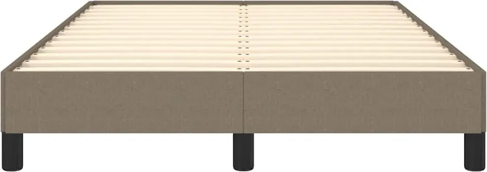 Rám postele bez matrací taupe 120x190 cm textil 3269609