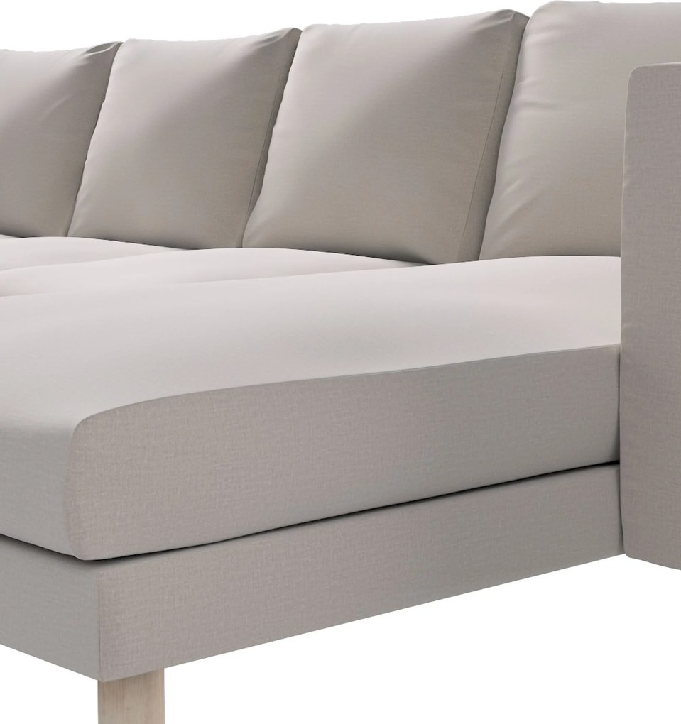 Potah na pohovku IKEA Norsborg 4-místná se šezlongem barva béžová látka sametová
