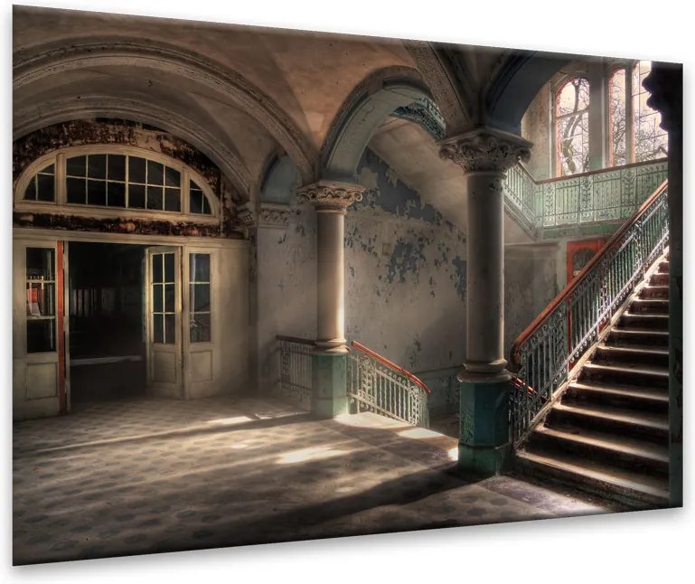 Obraz na skle Styler - Staircase 120x80 cm