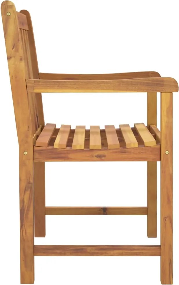 Zahradní židle 8 ks 56 x 55,5 x 90 cm masivní akáciové dřevo 3206274