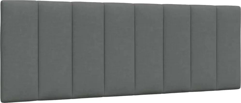 Rám postele bez matrace Hanko tmavě šedá 140 x 200 cm textil 3310392