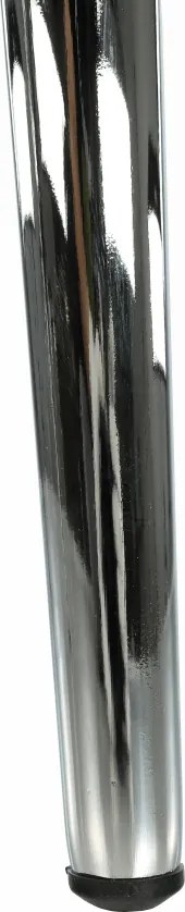 Jídelní židle, ekokůže petrolejová / chrom, OLIVA NEW
