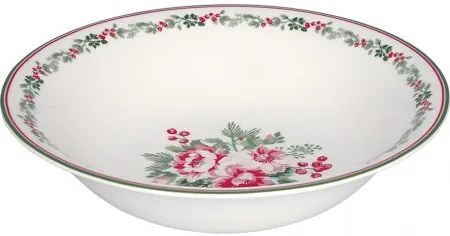 GreenGate Porcelánová mísa Charline White - 26x7,5cm