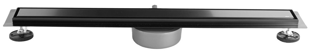 Rea Neox Pro Black, odtokový sprchový žlab 70 cm, černá matná, REA-G7802