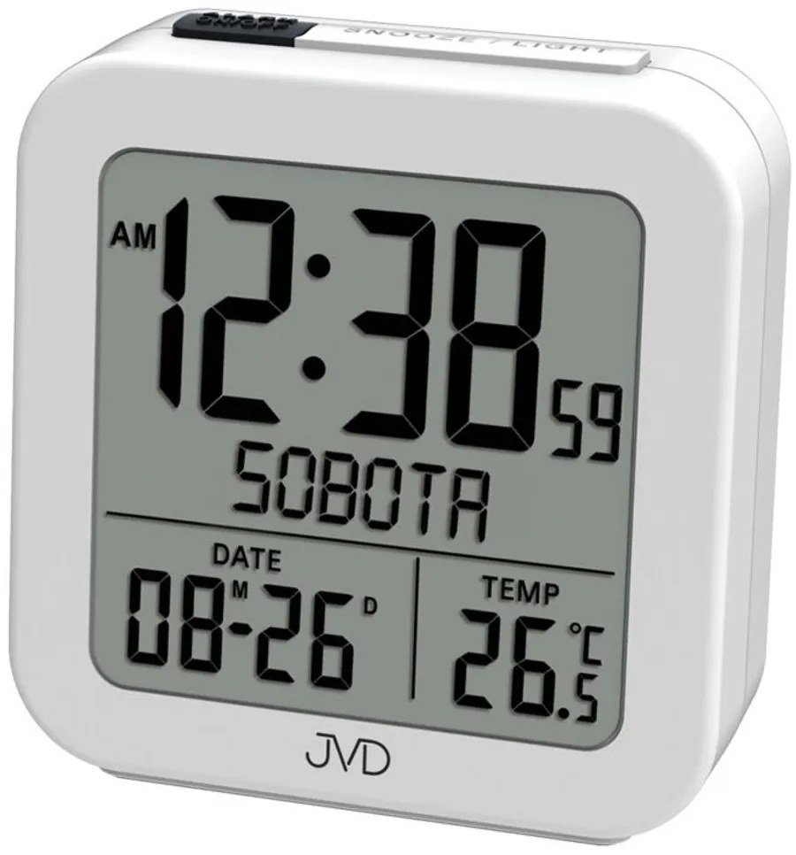 JVD RB9370.1 - Rádiem řízený budík s češtinou