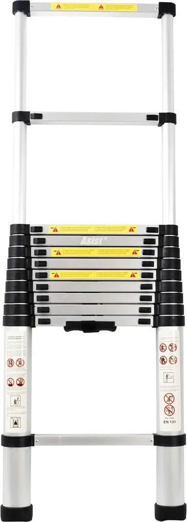 Asist Teleskopický žebřík Alu, 2,5m, soft close