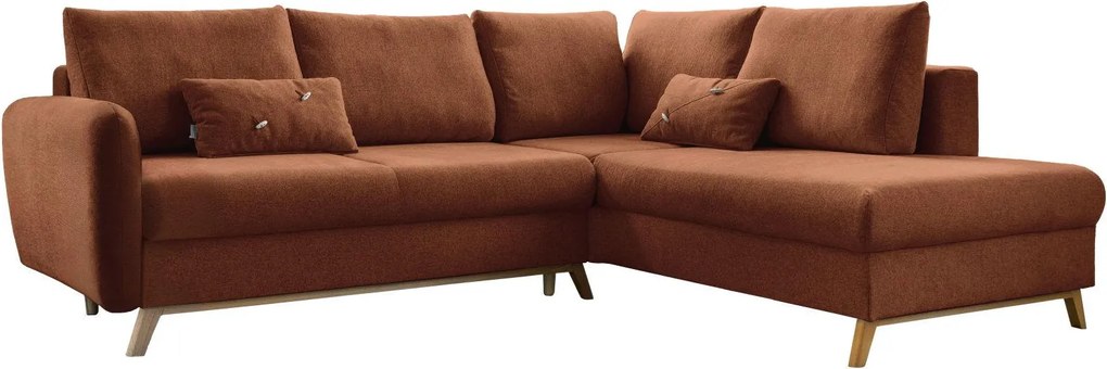 XXXLutz ROHOVÁ SEDAČKA, textil, terracotta MID.YOU - Sedací soupravy - 001454003018