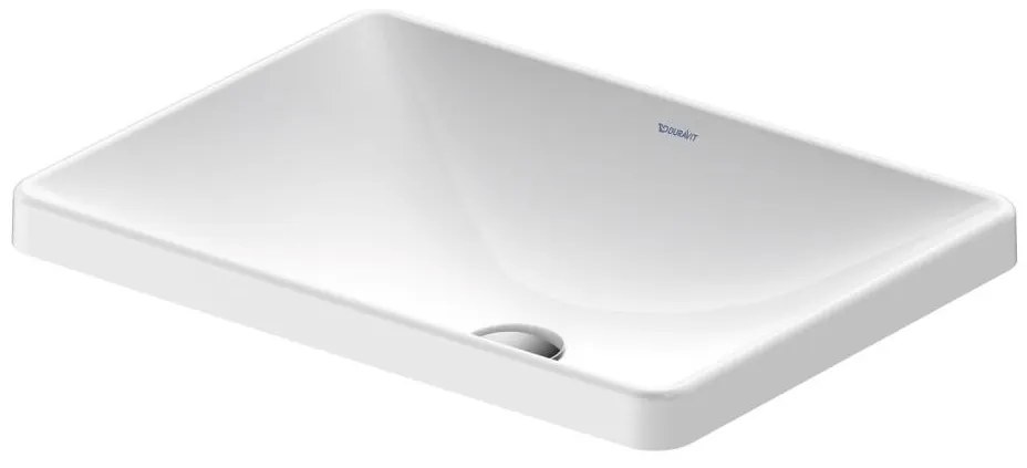 Duravit 358600079 - Zápustné umyvadlo D-NEO 60x44 cm keramika/lesklá bílá