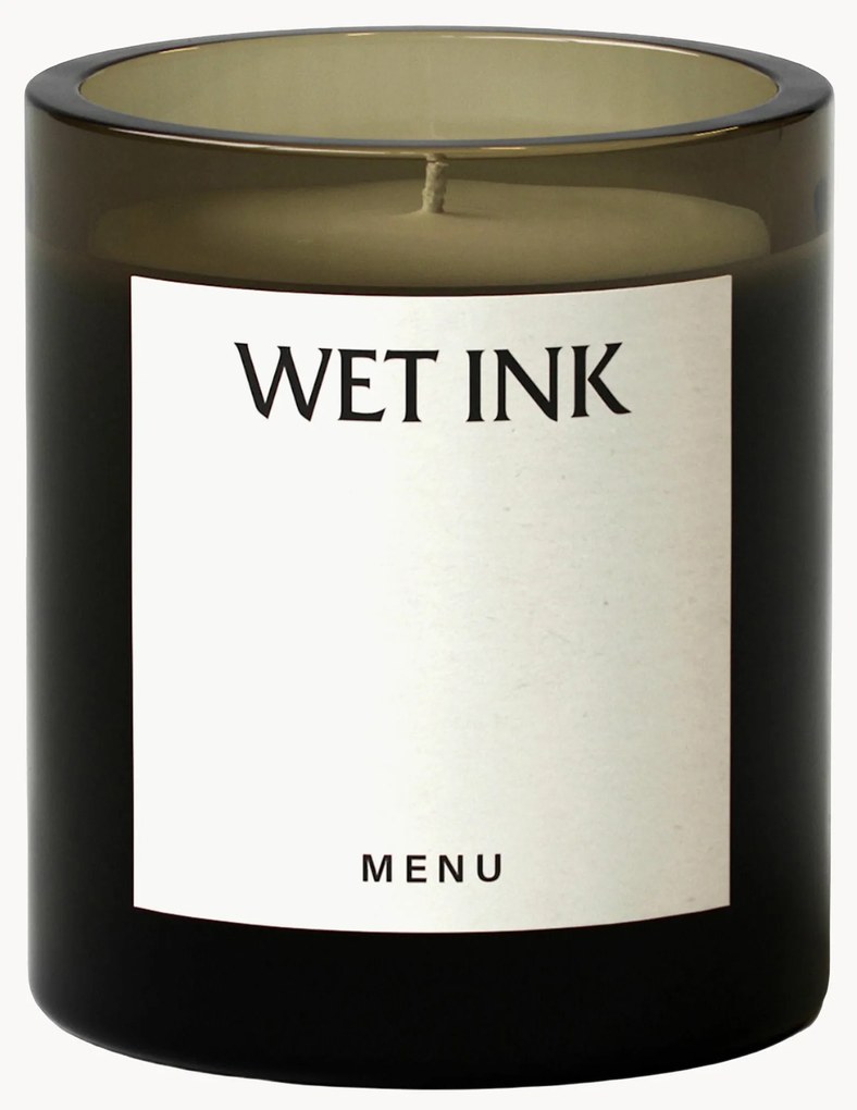 Vonná svíčka Olfacte Wet Ink (máta, grapefruit a konopí)