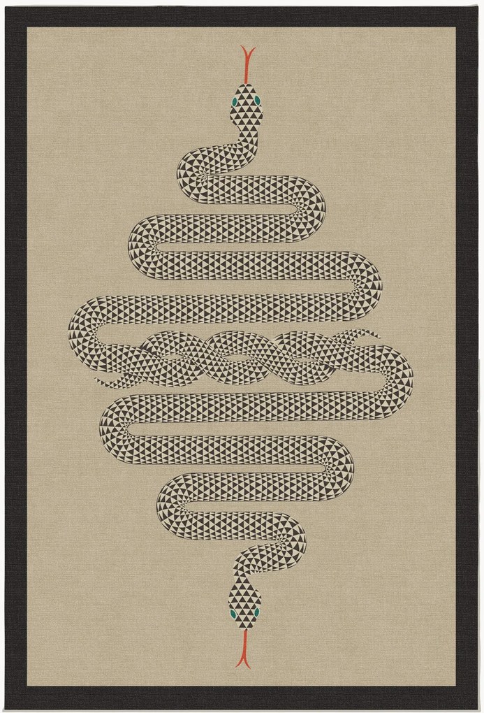 Pratelný koberec's nízkým vlasem Venom by Jonathan Adler