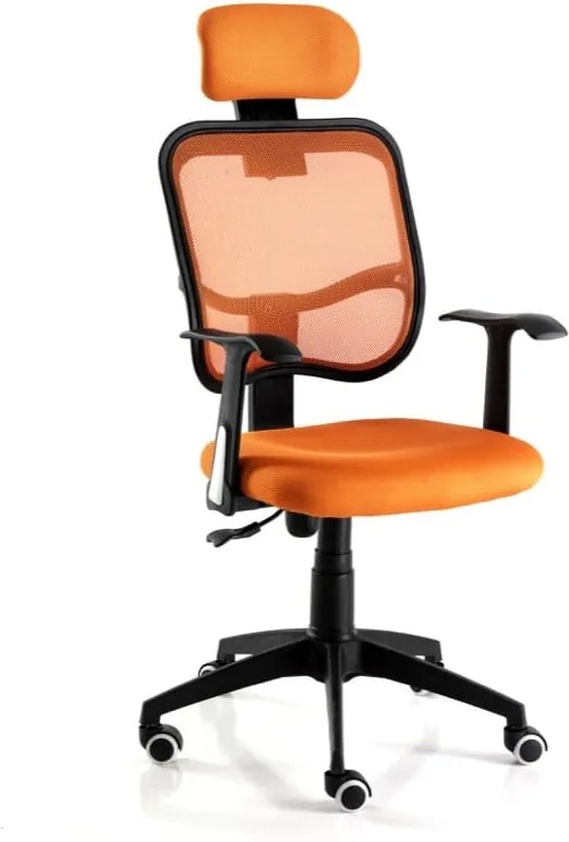 Tomasucci Kancelářská židle COOL ORANGE 110/120x54x57cm,oranžová