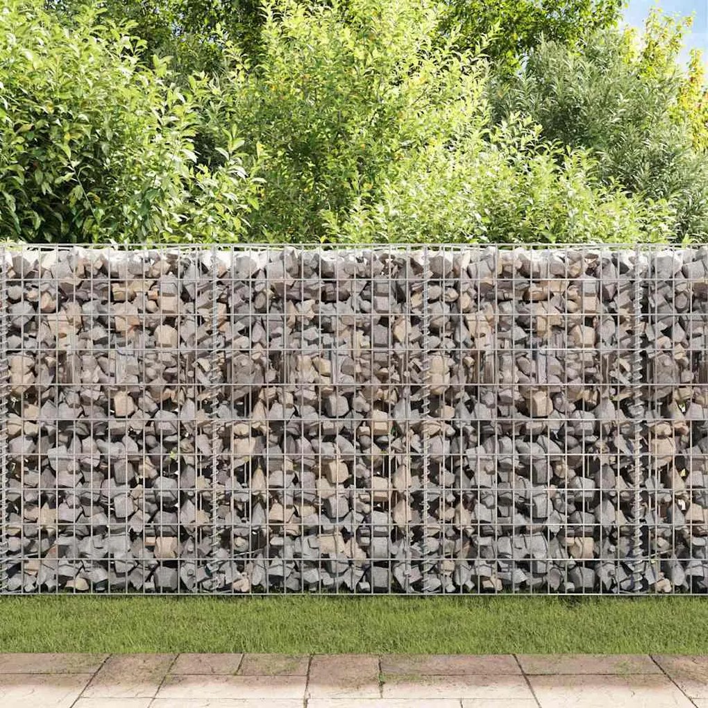 Gabionový koš pozinkovaná ocel 120 x 30 x 100 cm 142539