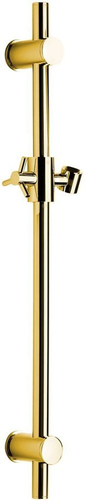Sapho - Sprchová tyč včetně držáku, délka 70 cm, zlatá SC017
