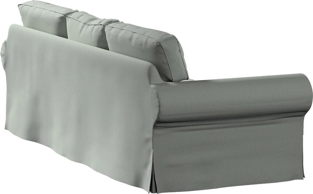 Potah na pohovku IKEA Ektorp 3-místná, nerozkládací barva modrá látka pletený vzor