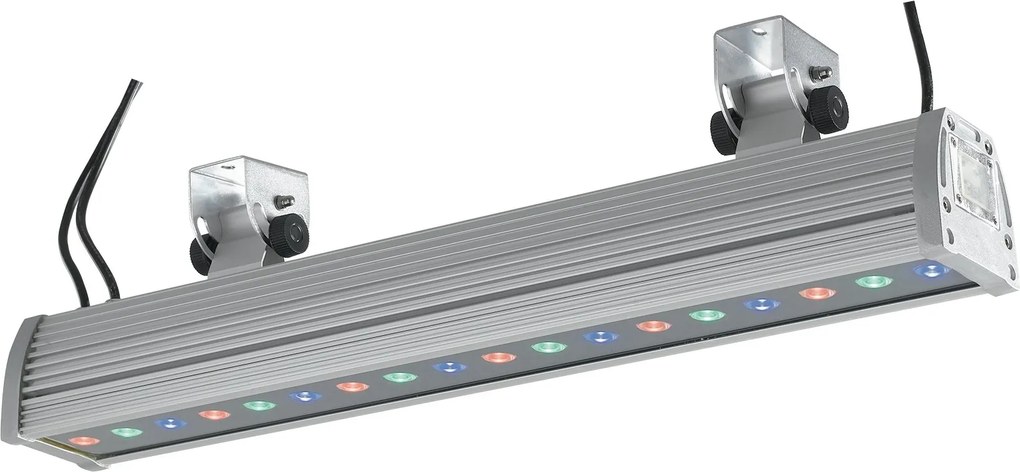 FAN LED-WALLWASHER-18 Venkovní reflektor LED WALLWASHER hliník 18x2 W RGB stmívatelné IP65 8,55x56,5x15,4 cm - FANEUROPE