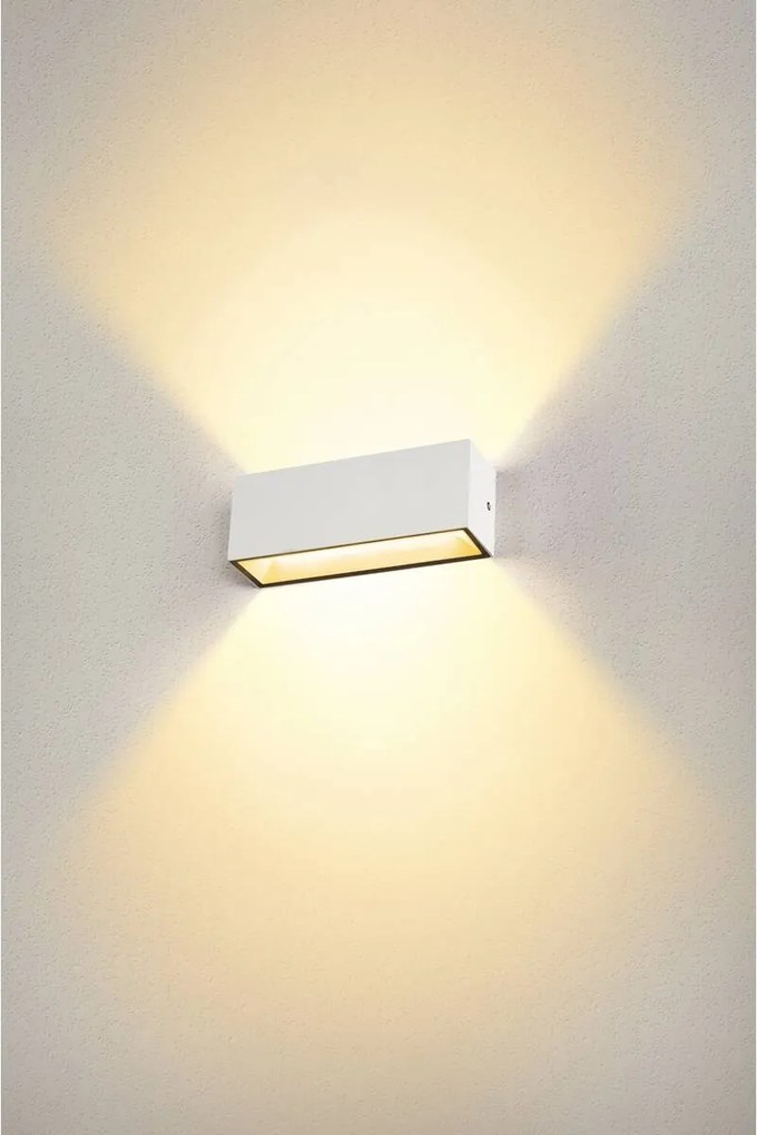 LA 1005156 SITRA L WL UP/DOWN venkovní LED nástěnné přisazené svítidlo, bílé CCT switch 3000/4000 K - BIG WHITE (SLV)