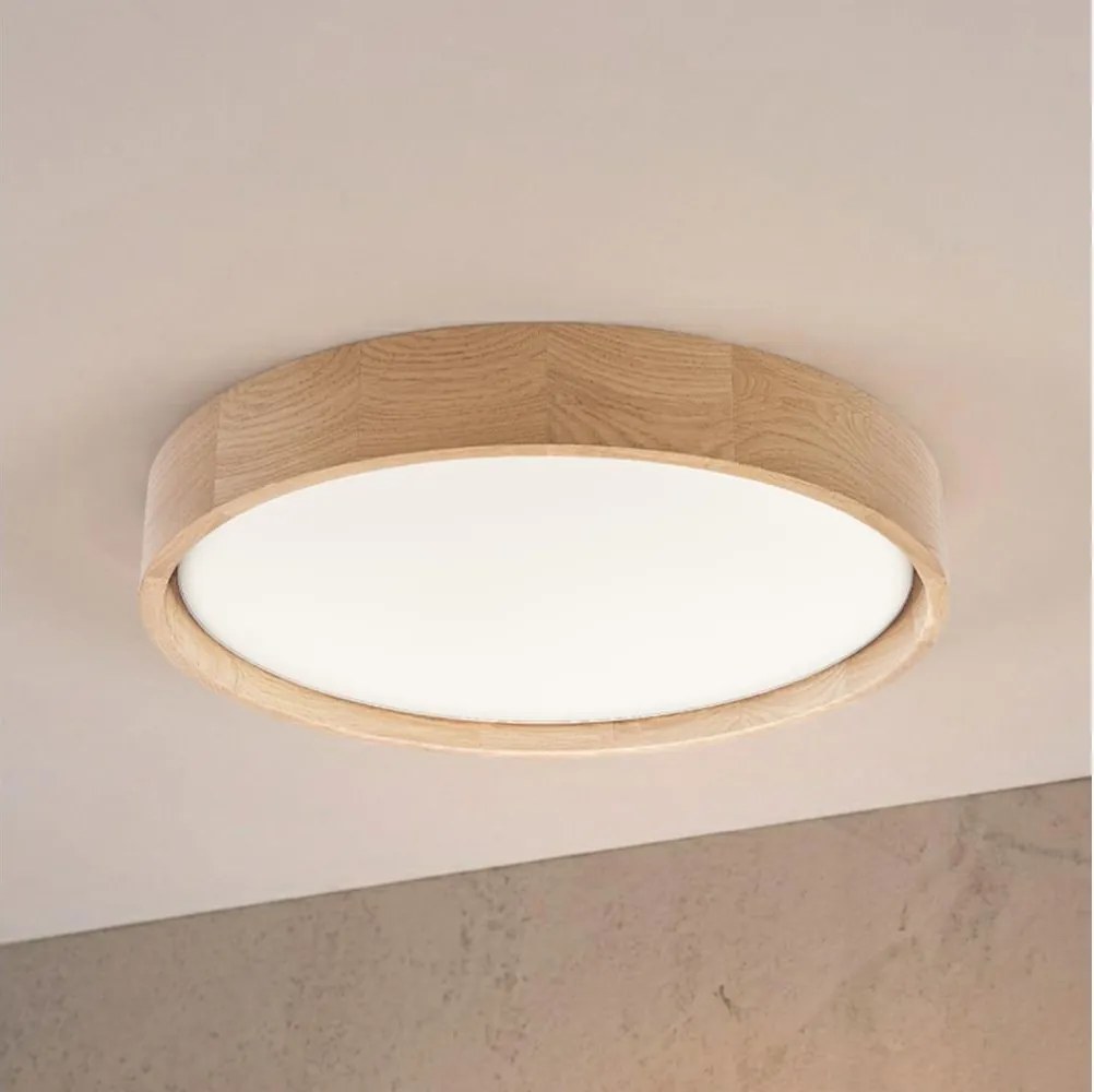 Brilagi - LED Stropní svítidlo MANAROLA PLAIN LED/24W/230V 3000K pr. 41 cm dub