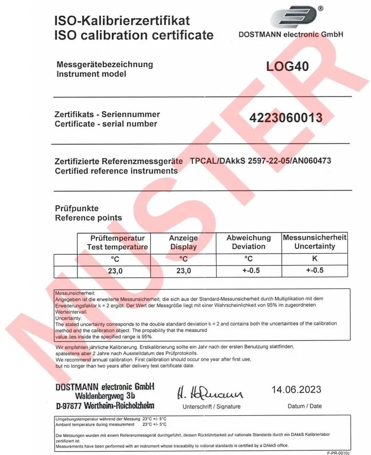 TFA 31.1065.02 - LOG40 - USB datalogger teploty s možností připojení externí sondy