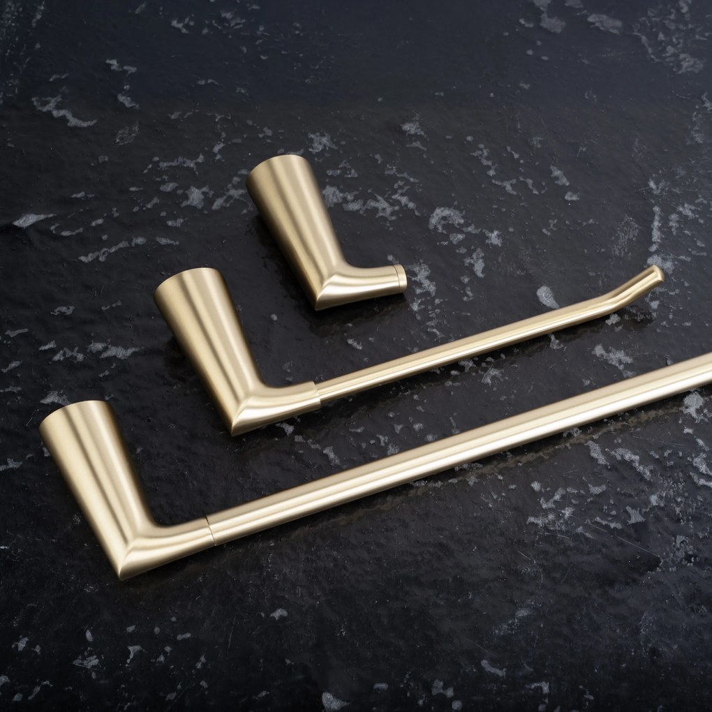 Rea Rea, Držák na toaletní papír 16205 VIBE Brush Gold, REA-60104