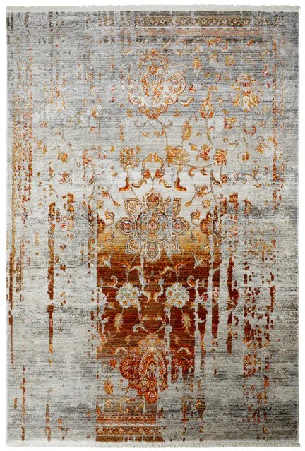 Obsession, Kusový koberec Laos 453 TERRA, 120x170, oranžová, chodba / předsíň