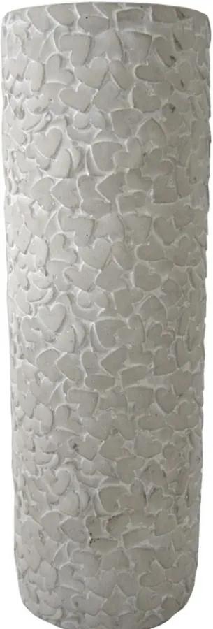 Váza Stardeco cementová 29x10cm