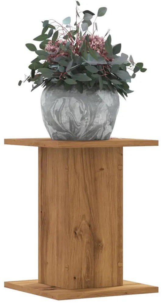Stojany na rostliny 2 ks dub artisan 30 x 30 x 40 cm kompozit 3307854
