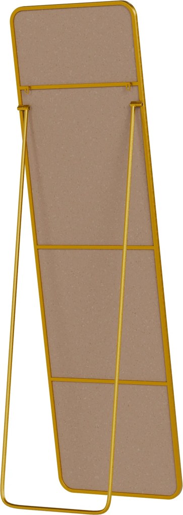 Zrcadlo Gurnee 140x40 cm – zlatá lesklá