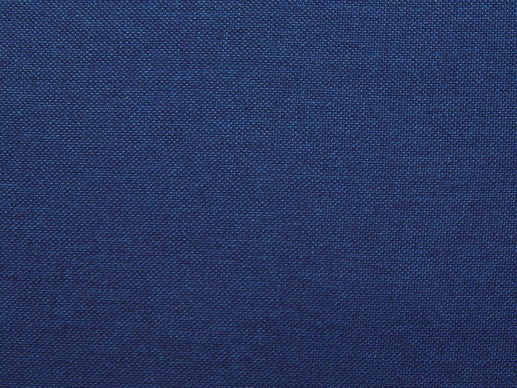 Čalounená pohovka s taburetem námornická modrá AVESTA Beliani