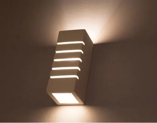Nástěnné keramické svítidlo SOLLUX Samir E27 1x60W bez zdroje SL.0161