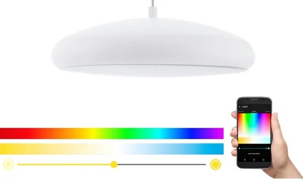 Eglo 98046 - LED RGB Stmívatelný lustr na lanku RIODEVA-C LED/27W/230V