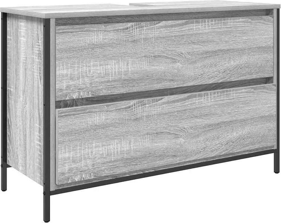 Sada koupelnového nábytku 3 ks Šedá Sonoma 90 x 34,5 x 60 cm 3328362