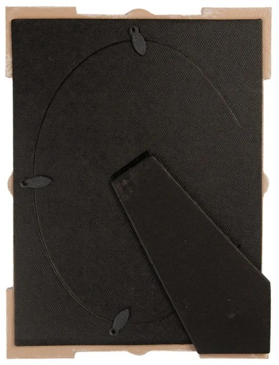 Růžový art deco fotorámeček s růžemi Rosalinka – 17x2x23 cm na fotografii 13x18 cm