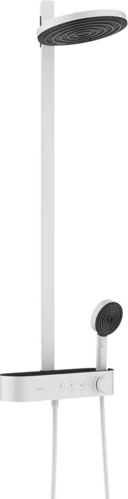 Hansgrohe Pulsify, Showerpipe 260 2jet s termostatem ShowerTablet Select 400, bílá matná, HAN-24240700