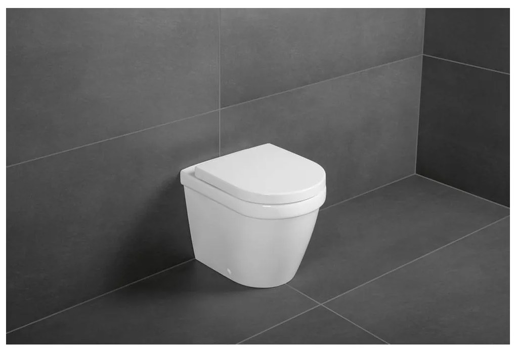 Villeroy & Boch ARCHITECTURA - Záchodové sedátko s poklopem, bílá alpin 98M9D101