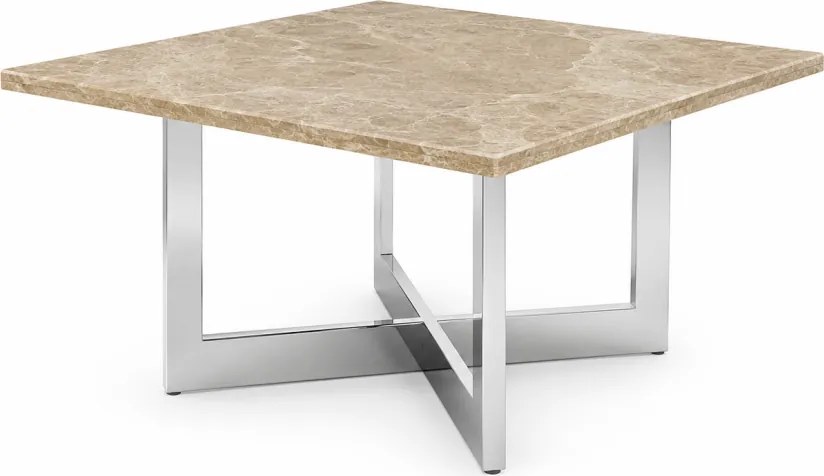 Vystavený konferenční stolek CT 14 – mramor, 70 × 70 cm