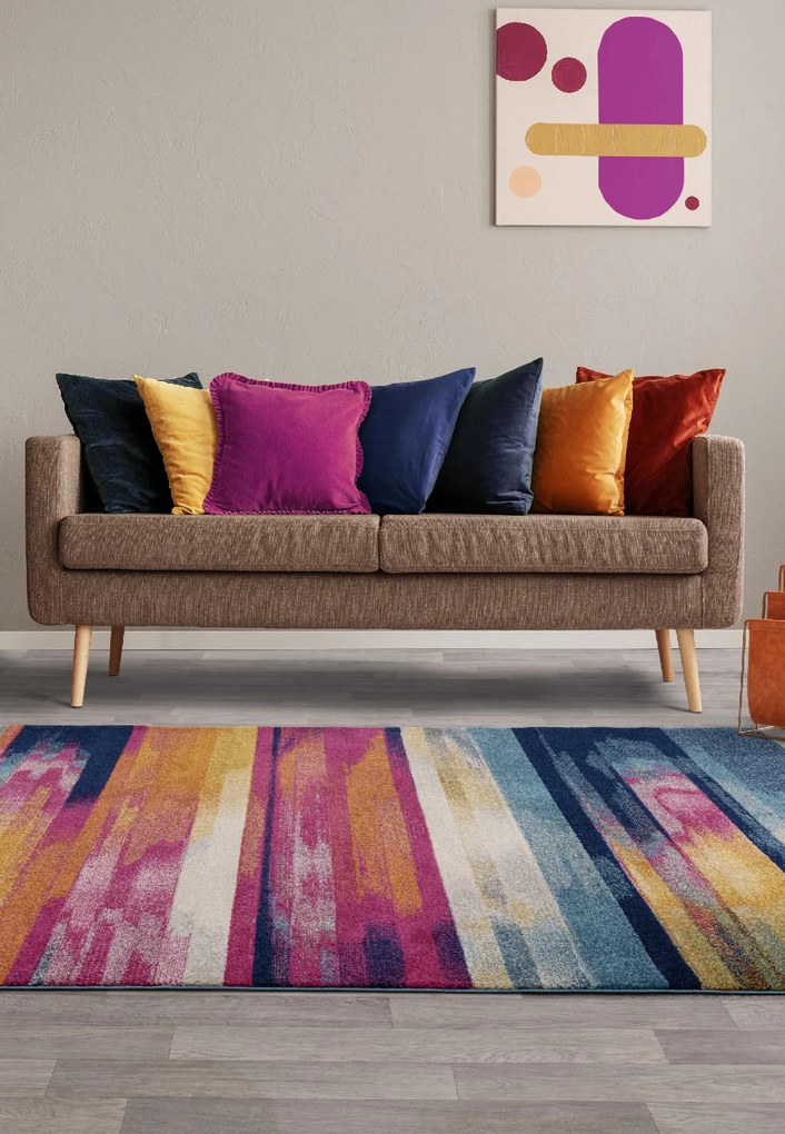Barevný koberec Dinamo Stripe Multi Rozměry: 200x290 cm