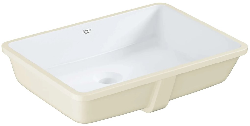 Grohe Cube Ceramic - Umyvadlo vestavné 49x37 cm, s přepadem, PureGuard, alpská bílá 3948000H