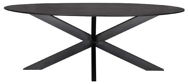 LABEL51 Jídelní stůl Zion - černé - mangové dřevo