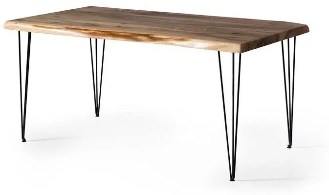 Stůl s kovovými nohami, 200x90