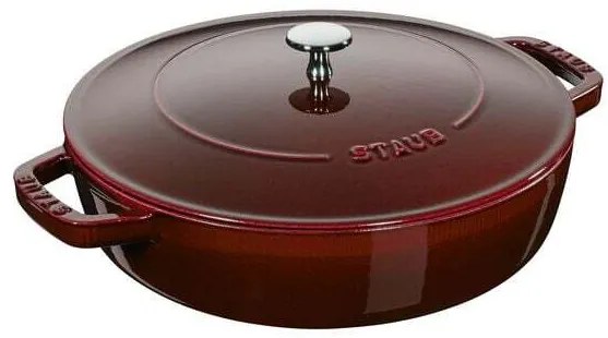 Staub Chistera kastrol s poklicí 24 cm/2,4 l grenadina, 12612487