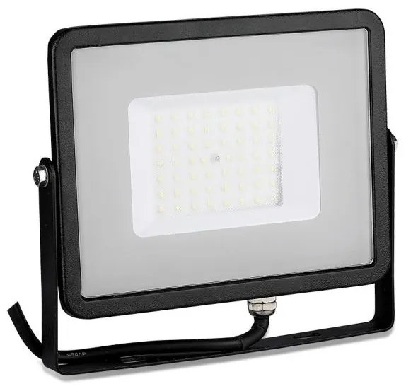 LED Solution Černý LED reflektor 50W Premium Barva světla: Teplá bílá 21406